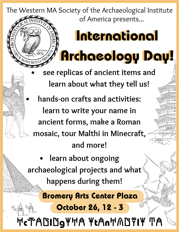 International Archaeology Day – Western Massachusetts Society of the AIA